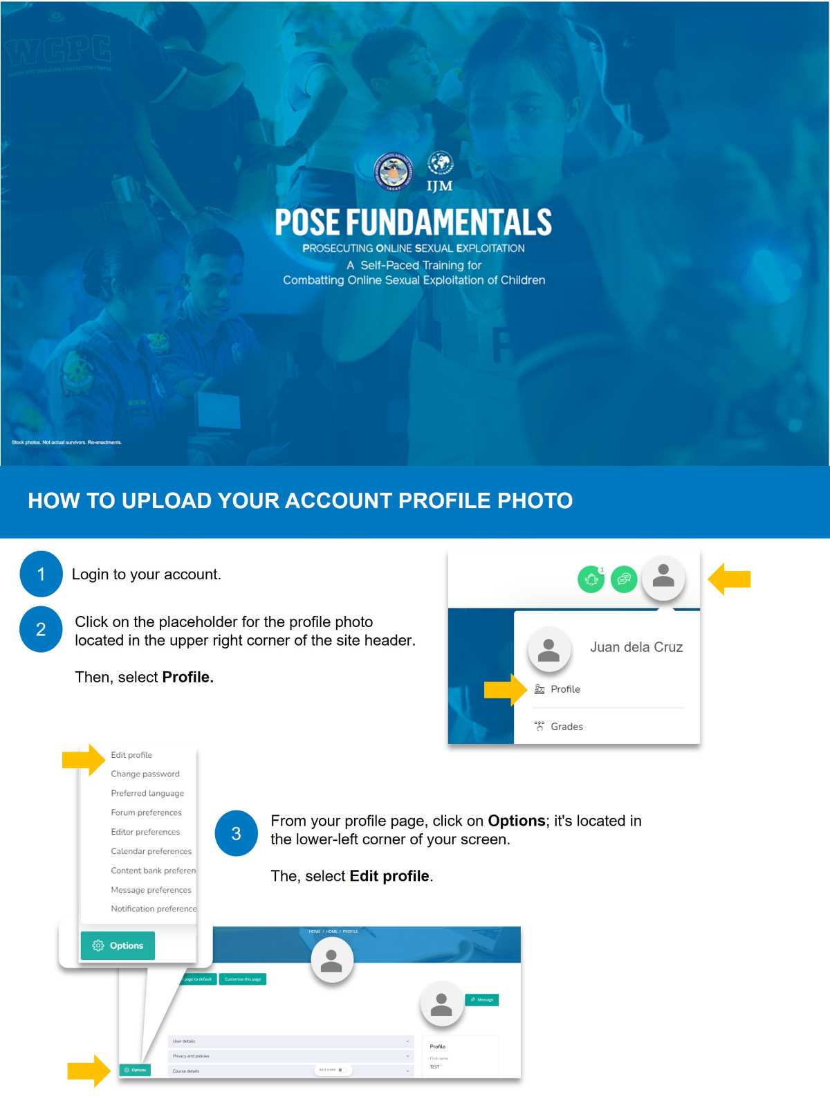 POSE Fundamentals: Guide on How to Upload Your Account Profile Photo ...