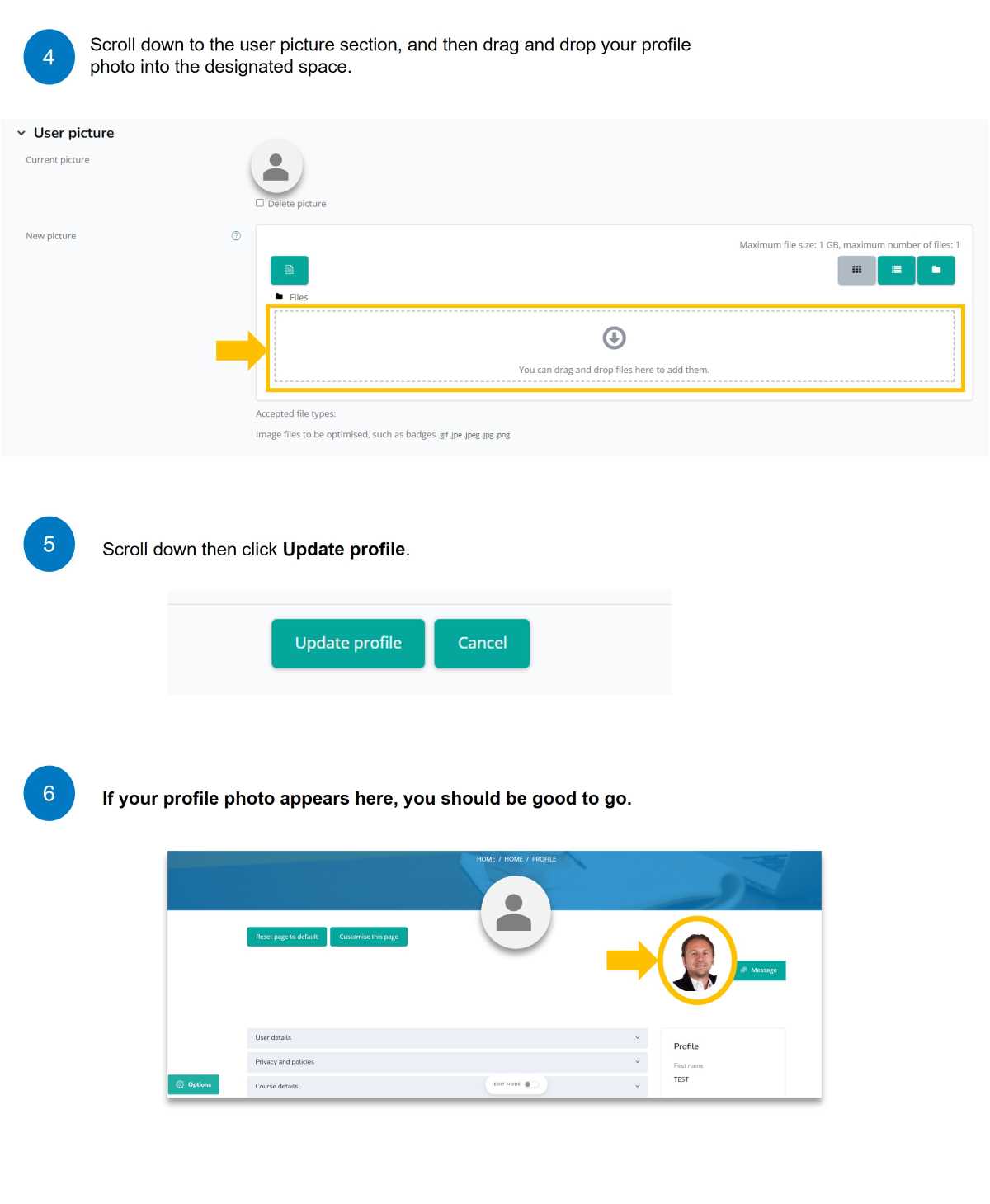 POSE Fundamentals: Guide on How to Upload Your Account Profile Photo ...